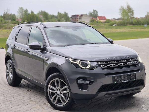 Pelēks Land Rover Discovery Sport 2016 Šauļi, ar dzinēja tilpumu 2.00 L un nobraukumu 218 tūkst. km par 10750 €, foto 2 vietnē AUTOMOTO.COM.LV