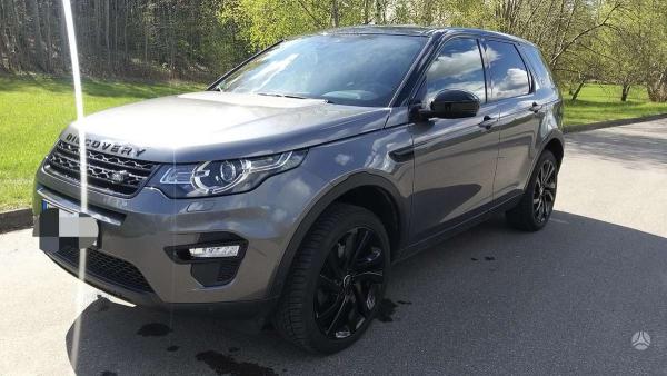 Pelēks Land Rover Discovery Sport 2016 Viļņa, ar dzinēja tilpumu 2.00 L un nobraukumu 180 tūkst. km par 6100 €, foto 1 vietnē AUTOMOTO.COM.LV