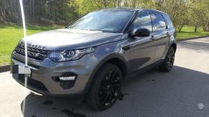 Pelēks Land Rover Discovery Sport 2016 Viļņa, ar dzinēja tilpumu 2.00 L un nobraukumu 180 tūkst. km par 6100 €, foto  vietnē AUTOMOTO.COM.LV