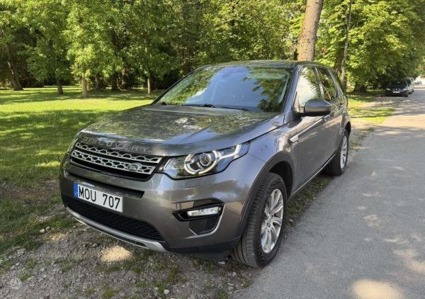 Серый Ленд Ровер Discovery Sport 2016 в Каунас, объемом двигателя 2.00 л и пробегом 160 тыс. км за 9000 €, фото 1 на AUTOMOTO.COM.LV