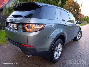 Pelēks Land Rover Discovery Sport 2016 Rīga, ar dzinēja tilpumu 2.00 L un nobraukumu 90 tūkst. km par 10790 €, foto 6 vietnē AUTOMOTO.COM.LV
