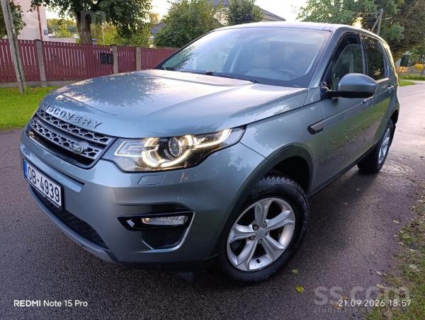 Pelēks Land Rover Discovery Sport 2016 Rīga, ar dzinēja tilpumu 2.00 L un nobraukumu 90 tūkst. km par 10790 €, foto 8 vietnē AUTOMOTO.COM.LV