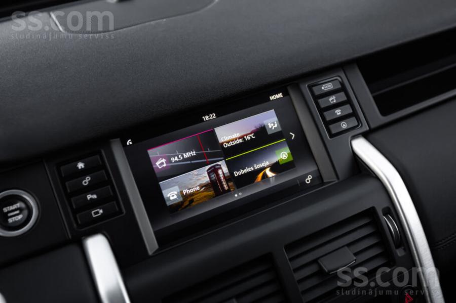 Серый Ленд Ровер Discovery Sport 2016 в Елгава, объемом двигателя 2.00 л и пробегом 208 тыс. км за 8590 €, фото 17 на AUTOMOTO.COM.LV