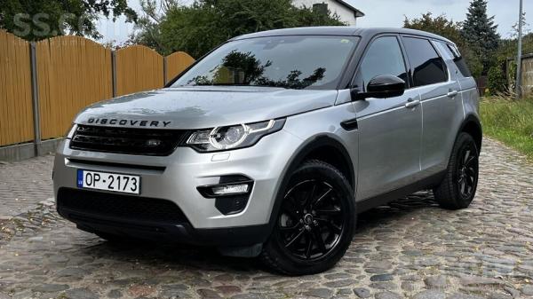 Grey Land Rover Discovery Sport 2016 in Jelgava, with an engine capacity of 2.00 L and mileage of 192 thousand km for 10650 €, photo 1 on AUTOMOTO.COM.LV