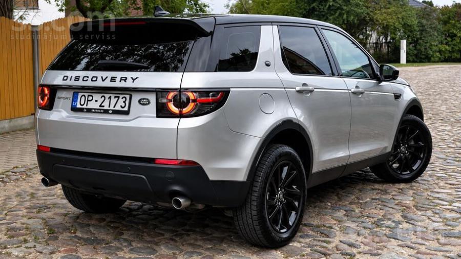 Серый Ленд Ровер Discovery Sport 2016 в Елгава, объемом двигателя 2.00 л и пробегом 192 тыс. км за 10650 €, фото 7 на AUTOMOTO.COM.LV