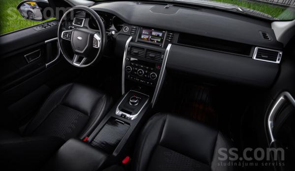 Pelēks Land Rover Discovery Sport 2016 Jelgava, ar dzinēja tilpumu 2.00 L un nobraukumu 208 tūkst. km par 8390 €, foto 7 vietnē AUTOMOTO.COM.LV