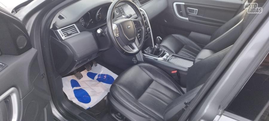 Pelēks Land Rover Discovery Sport 2017 Tauragė, ar dzinēja tilpumu 2.00 L un nobraukumu 103 tūkst. km par 9600 €, foto 7 vietnē AUTOMOTO.COM.LV