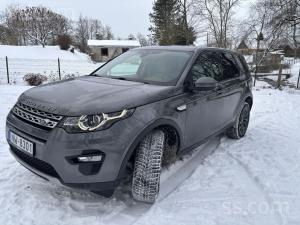 Grey Land Rover Discovery Sport 2017 in Ogre, with an engine capacity of 2.00 L and mileage of 148 thousand km for 13200 €, photo  on AUTOMOTO.COM.LV