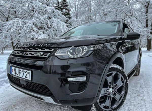 Pelēks Land Rover Discovery Sport 2017 Kauņa, ar dzinēja tilpumu 2.00 L un nobraukumu 163 tūkst. km par 11200 €, foto 1 vietnē AUTOMOTO.COM.LV