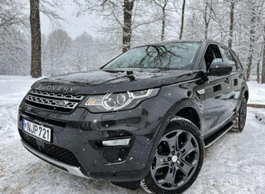 Pelēks Land Rover Discovery Sport 2017 Kauņa, ar dzinēja tilpumu 2.00 L un nobraukumu 163 tūkst. km par 11200 €, foto 7 vietnē AUTOMOTO.COM.LV