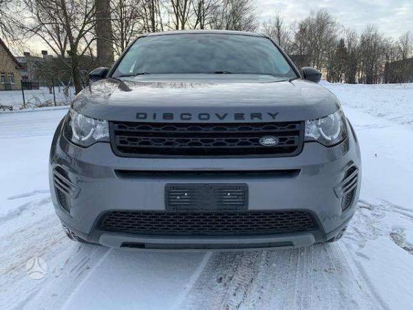 Grey Land Rover Discovery Sport 2017 in Siauliai, with an engine capacity of 2.00 L and mileage of 169 thousand km for 10700 €, photo 2 on AUTOMOTO.COM.LV