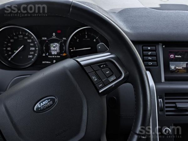 Pelēks Land Rover Discovery Sport 2017 Tukums, ar dzinēja tilpumu 2.00 L un nobraukumu 267 tūkst. km par 10990 €, foto 9 vietnē AUTOMOTO.COM.LV