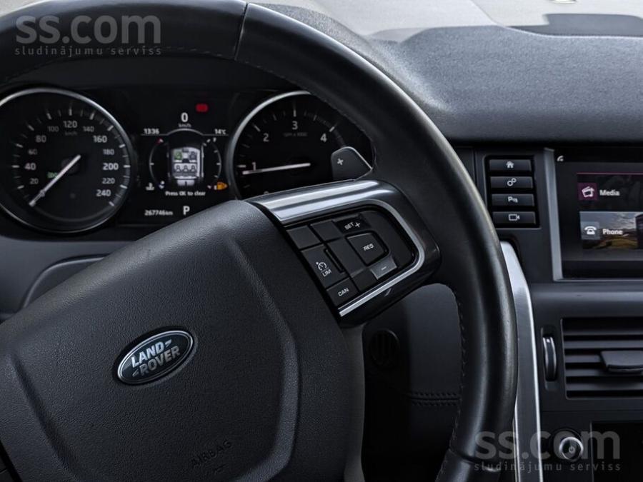 Серый Ленд Ровер Discovery Sport 2017 в Тукумс, объемом двигателя 2.00 л и пробегом 267 тыс. км за 9990 €, фото 10 на AUTOMOTO.COM.LV