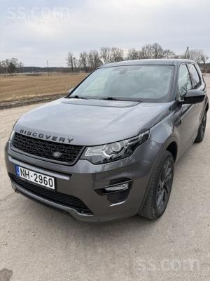 Grey Land Rover Discovery Sport 2017 in Ventspils, with an engine capacity of 2.00 L and mileage of 235 thousand km for 10500 €, photo  on AUTOMOTO.COM.LV