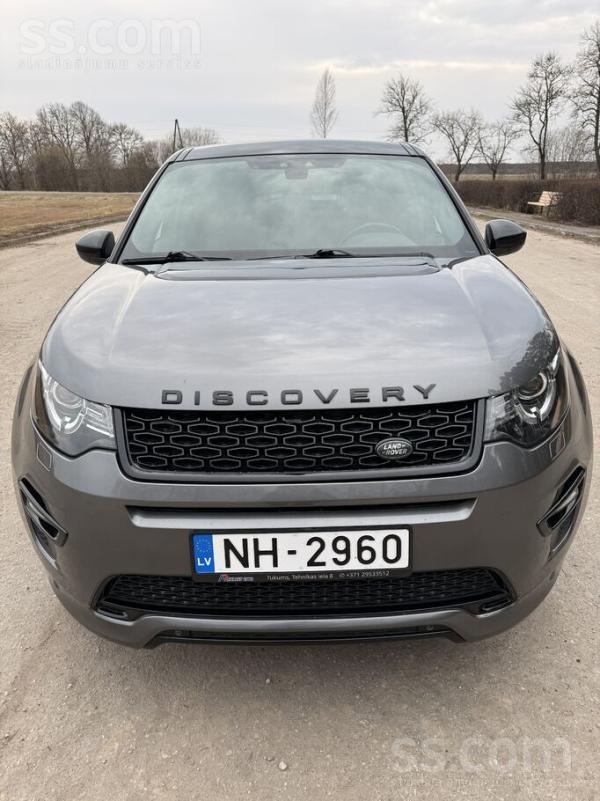 Pelēks Land Rover Discovery Sport 2017 Ventspils, ar dzinēja tilpumu 2.00 L un nobraukumu 235 tūkst. km par 10500 €, foto 2 vietnē AUTOMOTO.COM.LV