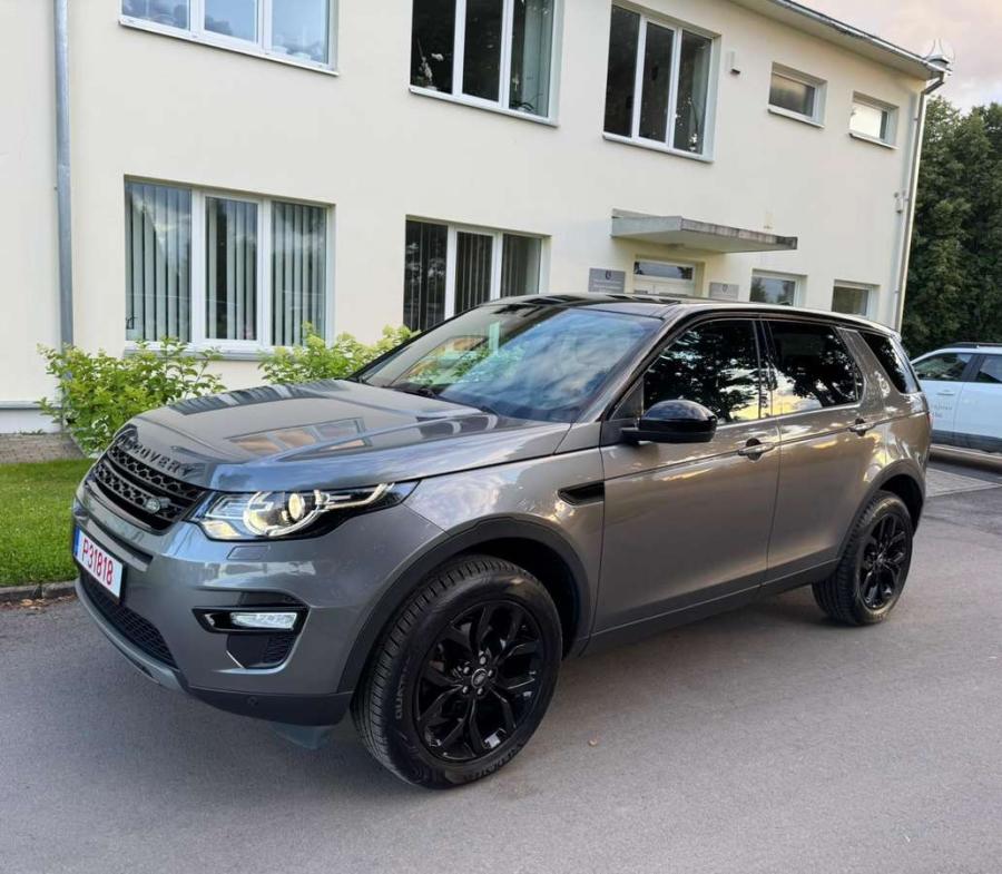 Pelēks Land Rover Discovery Sport 2017 Šauļi, ar dzinēja tilpumu 2.00 L un nobraukumu 153 tūkst. km par 9900 €, foto 15 vietnē AUTOMOTO.COM.LV