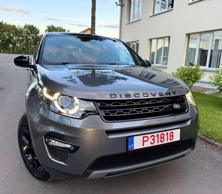 Pelēks Land Rover Discovery Sport 2017 Šauļi, ar dzinēja tilpumu 2.00 L un nobraukumu 153 tūkst. km par 9900 €, foto 20 vietnē AUTOMOTO.COM.LV