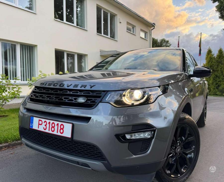 Pelēks Land Rover Discovery Sport 2017 Šauļi, ar dzinēja tilpumu 2.00 L un nobraukumu 153 tūkst. km par 9900 €, foto 21 vietnē AUTOMOTO.COM.LV