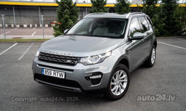 Grey Land Rover Discovery Sport 2017 in Tallinn, with an engine capacity of 2.00 L and mileage of 0 thousand km for 10999 €, photo 1 on AUTOMOTO.COM.LV