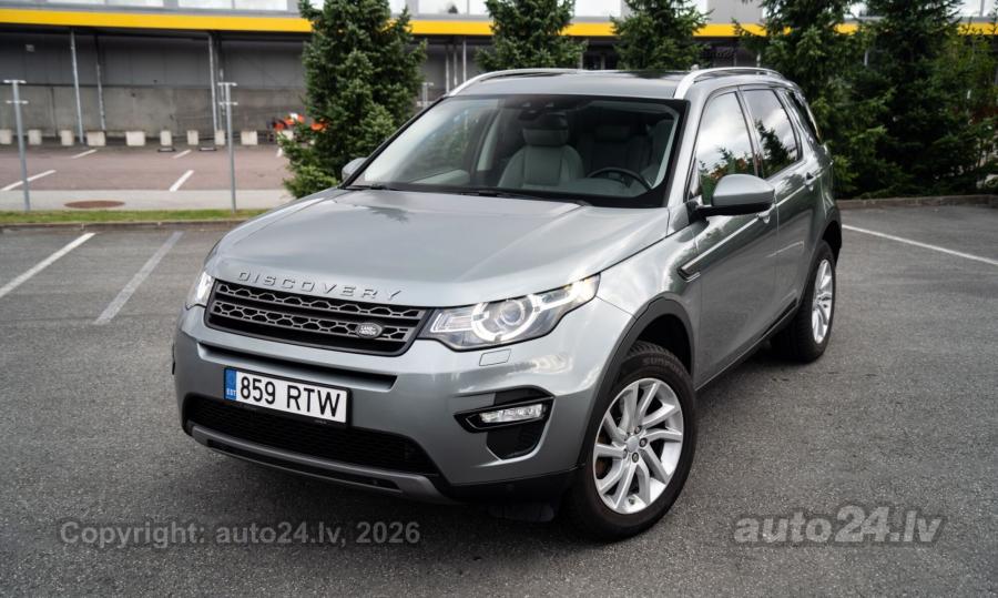 Grey Land Rover Discovery Sport 2017 in Tallinn, with an engine capacity of 2.00 L and mileage of 0 thousand km for 10999 €, photo 1 on AUTOMOTO.COM.LV