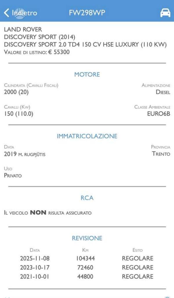 Land Rover Discovery Sport 2017 Kauņa vietnē Pelēks Land Rover Discovery Sport 2017 Kauņa, ar dzinēja tilpumu 2.00 L un nobraukumu 116 tūkst. km par 10950 €, foto 5 vietnē AUTOMOTO.COM.LV