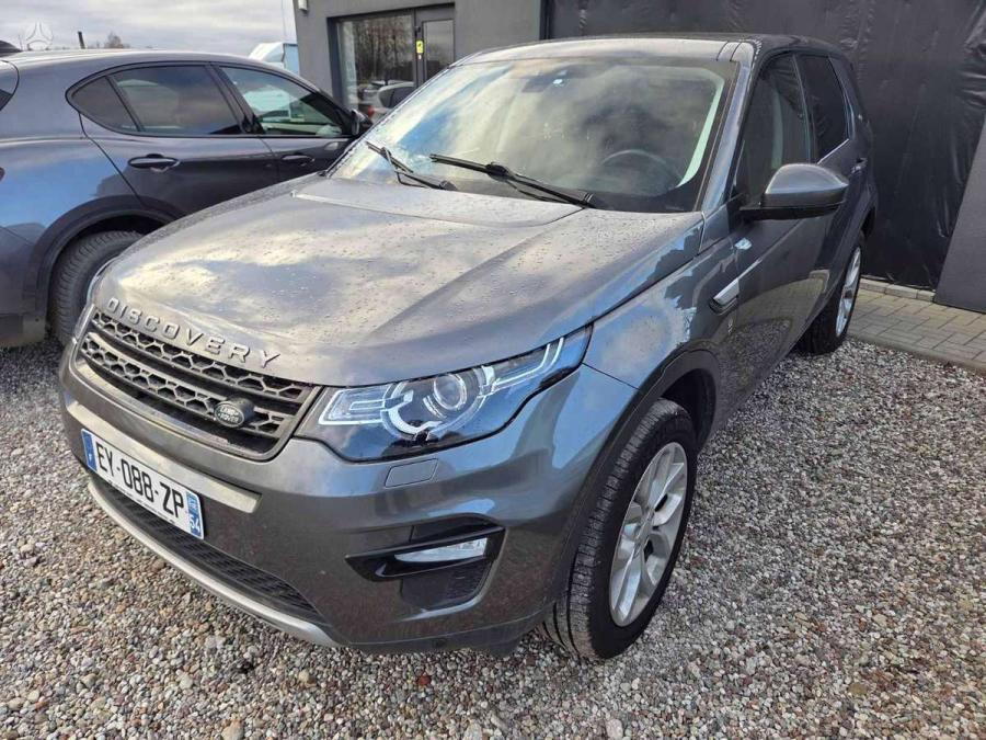 Pelēks Land Rover Discovery Sport 2018 Tauragė, ar dzinēja tilpumu 2.00 L un nobraukumu 206 tūkst. km par 6400 €, foto 1 vietnē AUTOMOTO.COM.LV