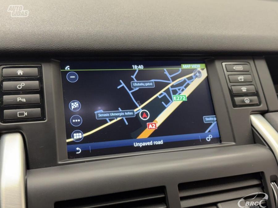Pelēks Land Rover Discovery Sport 2018 Avižieniai, ar dzinēja tilpumu 2.00 L un nobraukumu 170 tūkst. km par 12400 €, foto 37 vietnē AUTOMOTO.COM.LV