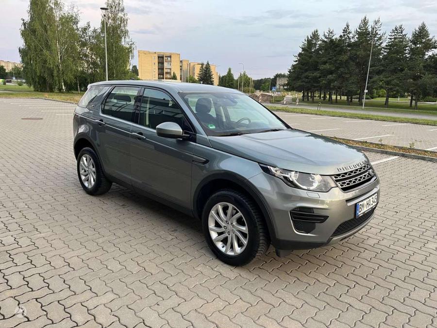 Pelēks Land Rover Discovery Sport 2018 Panevēža, ar dzinēja tilpumu 2.00 L un nobraukumu 171 tūkst. km par 12200 €, foto 8 vietnē AUTOMOTO.COM.LV