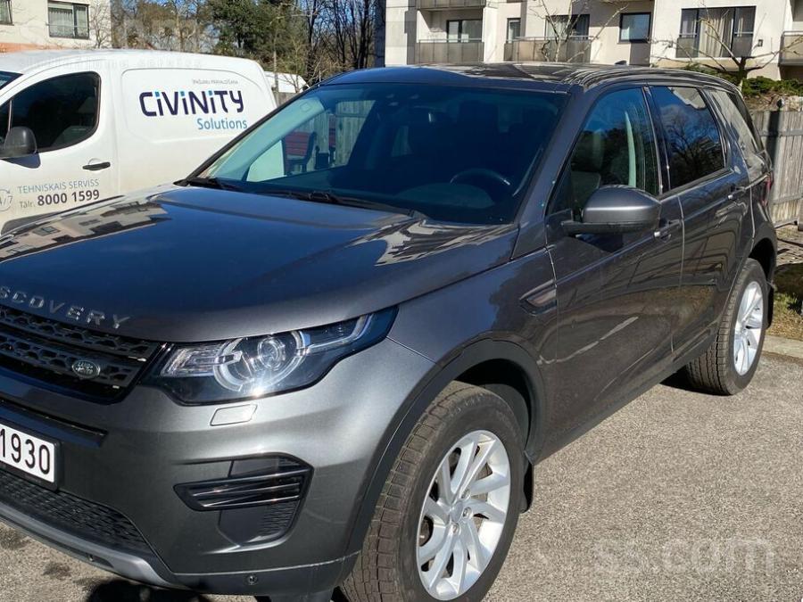 Pelēks Land Rover Discovery Sport 2018 Rīga, ar dzinēja tilpumu 2.00 L un nobraukumu 102 tūkst. km par 10750 €, foto 3 vietnē AUTOMOTO.COM.LV