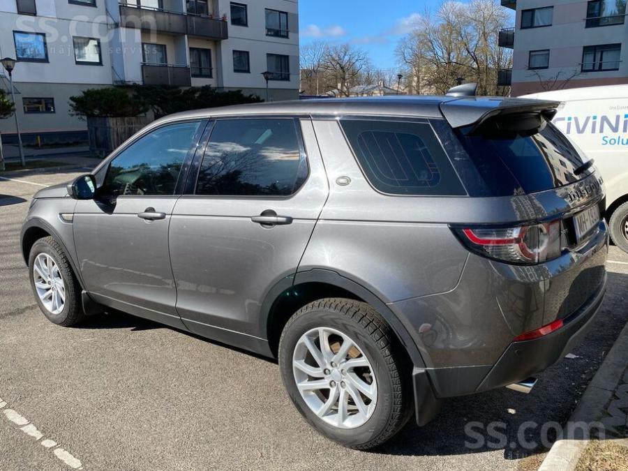 Pelēks Land Rover Discovery Sport 2018 Rīga, ar dzinēja tilpumu 2.00 L un nobraukumu 102 tūkst. km par 10750 €, foto 6 vietnē AUTOMOTO.COM.LV