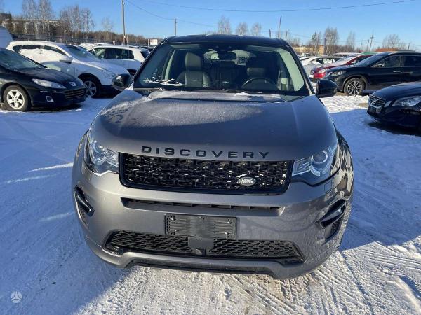 Grey Land Rover Discovery Sport 2019 in Panevezys, with an engine capacity of 2.00 L and mileage of 100 thousand km for 12500 €, photo 2 on AUTOMOTO.COM.LV