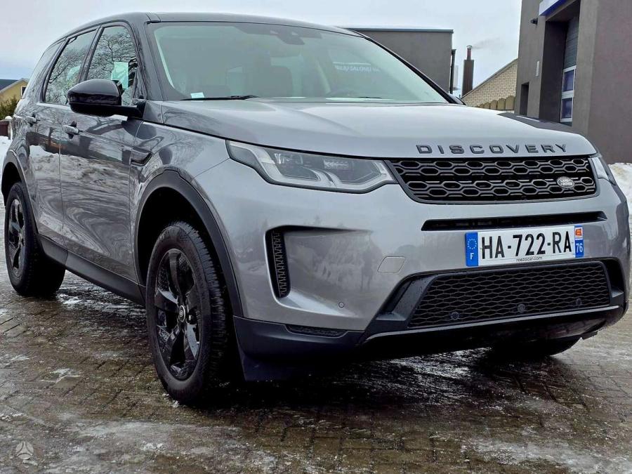 Pelēks Land Rover Discovery Sport 2019 Klaipėda, ar dzinēja tilpumu 2.00 L un nobraukumu 84 tūkst. km par 14900 €, foto 3 vietnē AUTOMOTO.COM.LV