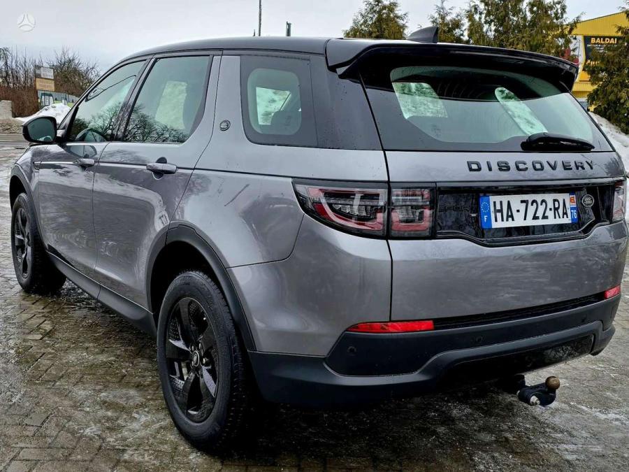 Pelēks Land Rover Discovery Sport 2019 Klaipėda, ar dzinēja tilpumu 2.00 L un nobraukumu 84 tūkst. km par 14900 €, foto 5 vietnē AUTOMOTO.COM.LV