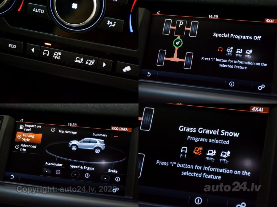 Pelēks Land Rover Discovery Sport 2019 Tallina, ar dzinēja tilpumu 2.00 L un nobraukumu 85 tūkst. km par 17900 €, foto 24 vietnē AUTOMOTO.COM.LV