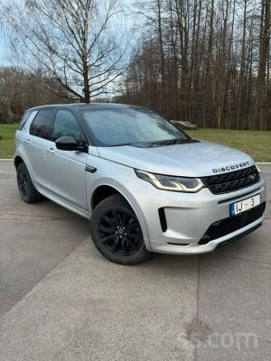 Pelēks Land Rover Discovery Sport 2020 Rīga, ar dzinēja tilpumu 2.00 L un nobraukumu 50 tūkst. km par 24750 €, foto 1 vietnē AUTOMOTO.COM.LV