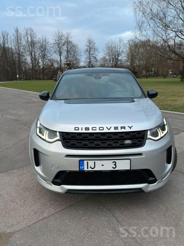 Pelēks Land Rover Discovery Sport 2020 Rīga, ar dzinēja tilpumu 2.00 L un nobraukumu 50 tūkst. km par 24750 €, foto 5 vietnē AUTOMOTO.COM.LV