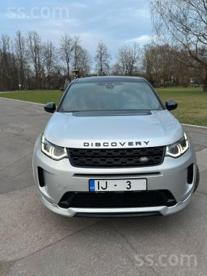 Pelēks Land Rover Discovery Sport 2020 Rīga, ar dzinēja tilpumu 2.00 L un nobraukumu 50 tūkst. km par 24750 €, foto 5 vietnē AUTOMOTO.COM.LV