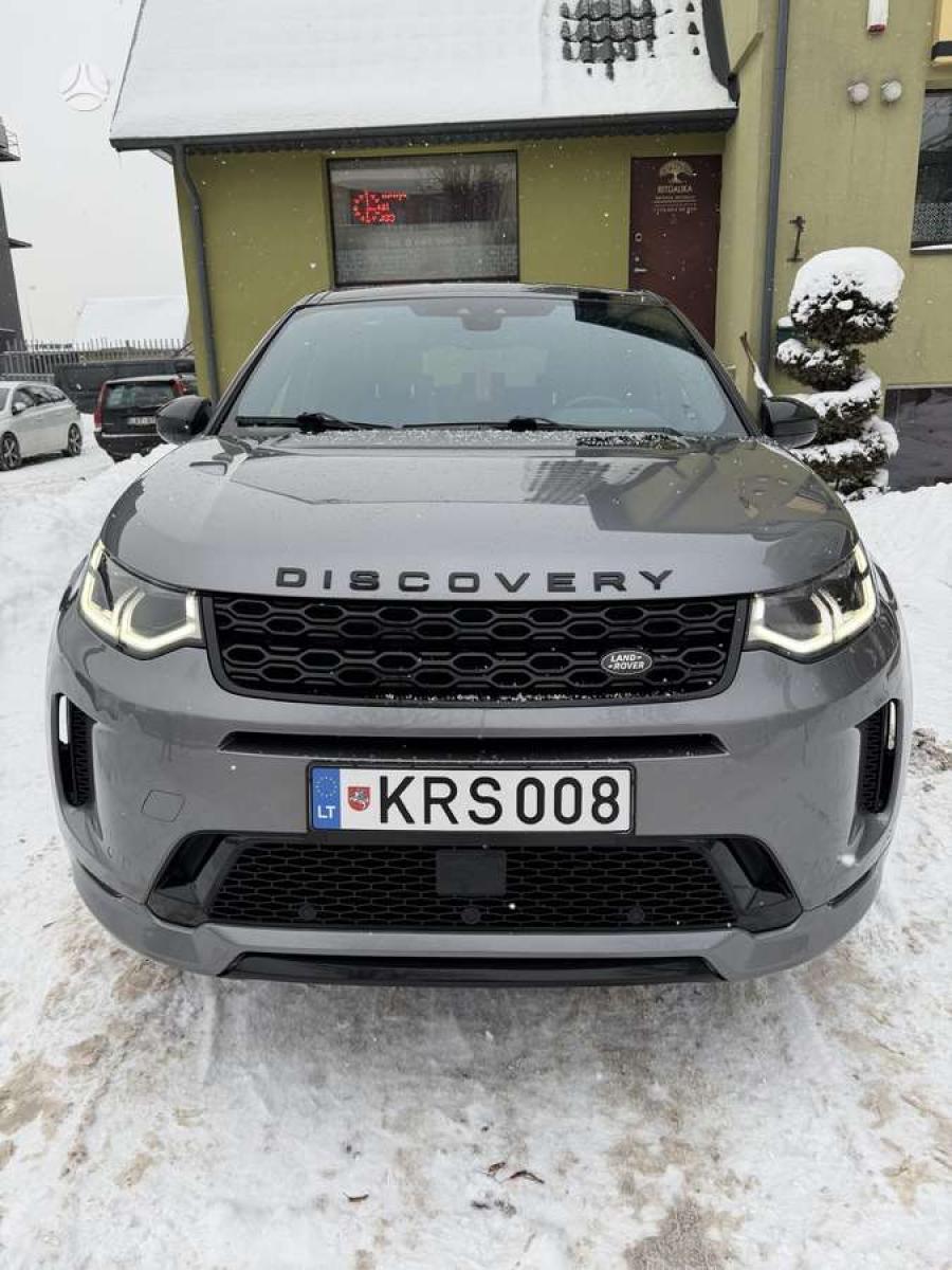 Pelēks Land Rover Discovery Sport 2020 Kauņa, ar dzinēja tilpumu 2.00 L un nobraukumu 220 tūkst. km par 17 €, foto 5 vietnē AUTOMOTO.COM.LV