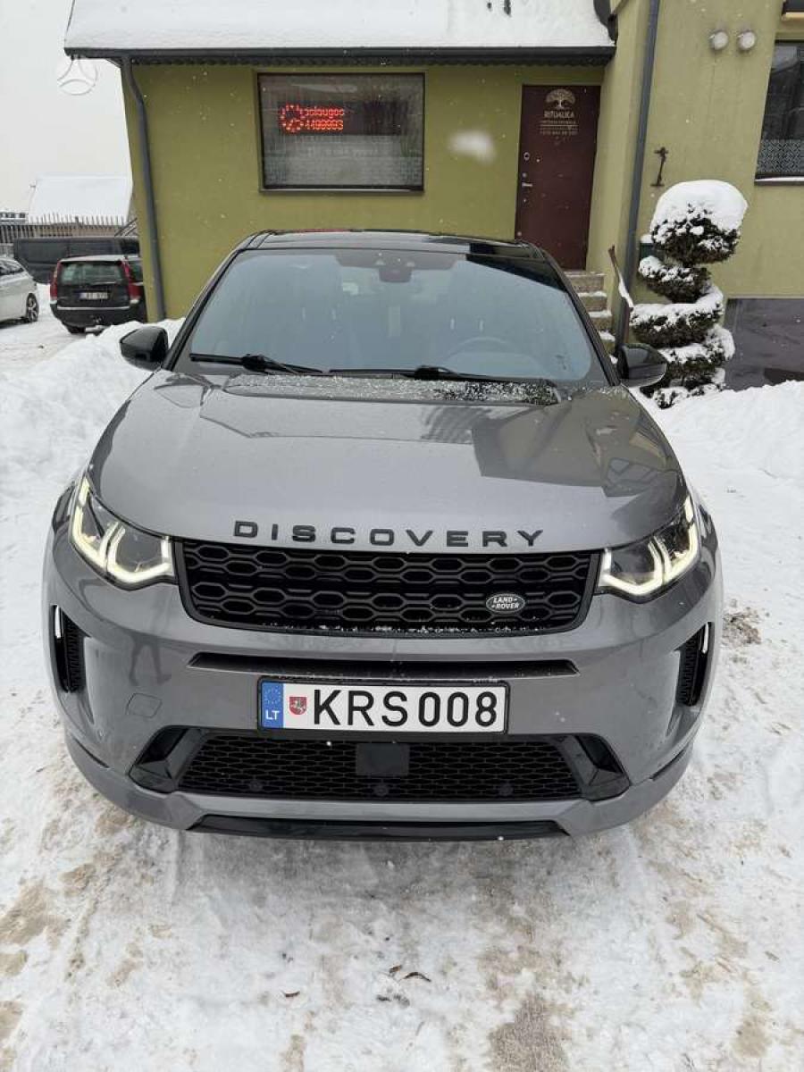 Pelēks Land Rover Discovery Sport 2020 Kauņa, ar dzinēja tilpumu 2.00 L un nobraukumu 220 tūkst. km par 17 €, foto 12 vietnē AUTOMOTO.COM.LV
