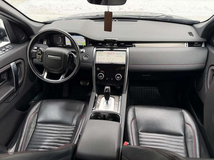 Pelēks Land Rover Discovery Sport 2020 Kauņa, ar dzinēja tilpumu 2.00 L un nobraukumu 220 tūkst. km par 17 €, foto 18 vietnē AUTOMOTO.COM.LV