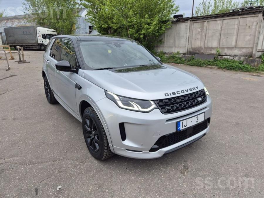 Pelēks Land Rover Discovery Sport 2020 Rīga, ar dzinēja tilpumu 2.00 L un nobraukumu 54 tūkst. km par 25690 €, foto 3 vietnē AUTOMOTO.COM.LV