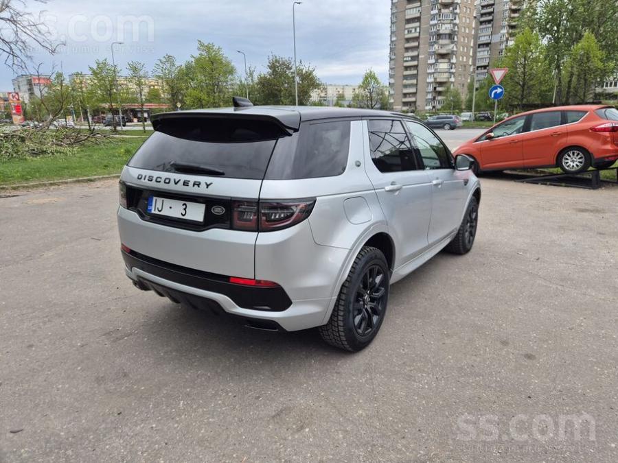 Pelēks Land Rover Discovery Sport 2020 Rīga, ar dzinēja tilpumu 2.00 L un nobraukumu 54 tūkst. km par 25690 €, foto 7 vietnē AUTOMOTO.COM.LV