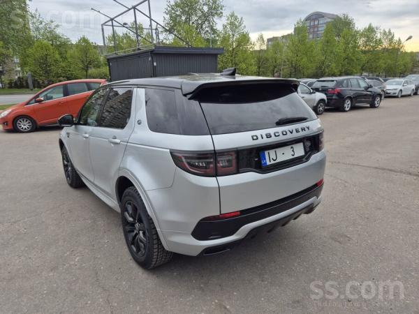Grey Land Rover Discovery Sport 2020 in Riga, with an engine capacity of 2.00 L and mileage of 54 thousand km for 25690 €, photo 8 on AUTOMOTO.COM.LV