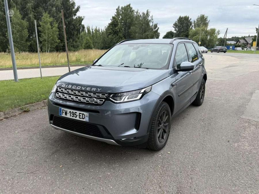 Pelēks Land Rover Discovery Sport 2020 Tauragė, ar dzinēja tilpumu 2.00 L un nobraukumu 140 tūkst. km par 12300 €, foto 3 vietnē AUTOMOTO.COM.LV