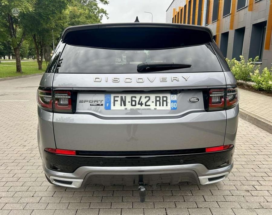 Pelēks Land Rover Discovery Sport 2020 Tauragė, ar dzinēja tilpumu 2.00 L un nobraukumu 162 tūkst. km par 14600 €, foto 5 vietnē AUTOMOTO.COM.LV