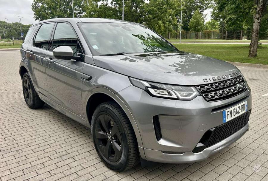 Pelēks Land Rover Discovery Sport 2020 Tauragė, ar dzinēja tilpumu 2.00 L un nobraukumu 162 tūkst. km par 14600 €, foto 8 vietnē AUTOMOTO.COM.LV