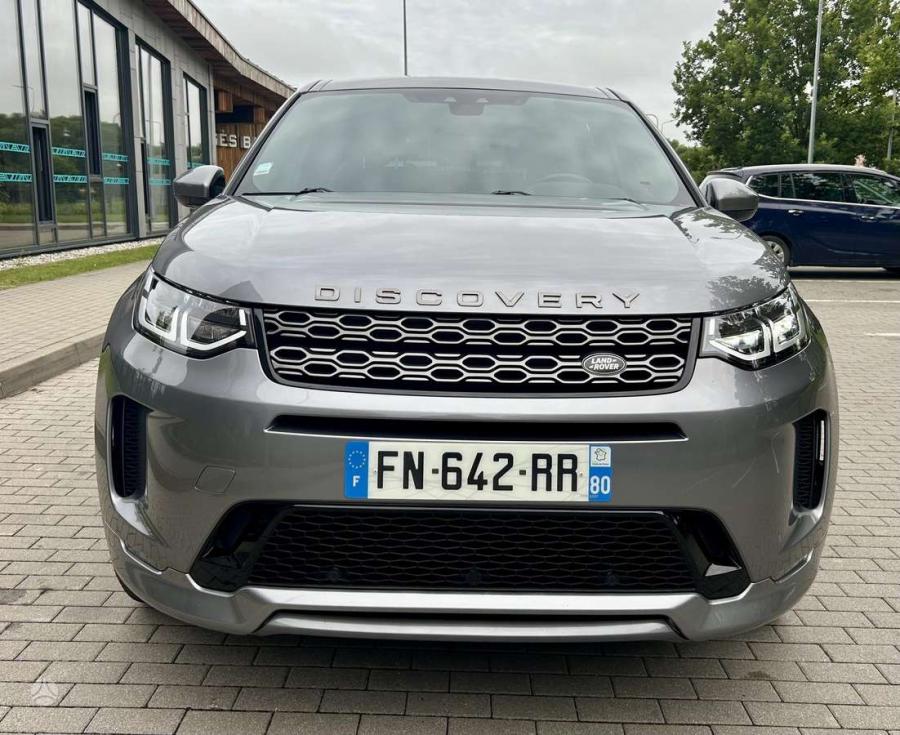 Pelēks Land Rover Discovery Sport 2020 Tauragė, ar dzinēja tilpumu 2.00 L un nobraukumu 162 tūkst. km par 14600 €, foto 9 vietnē AUTOMOTO.COM.LV