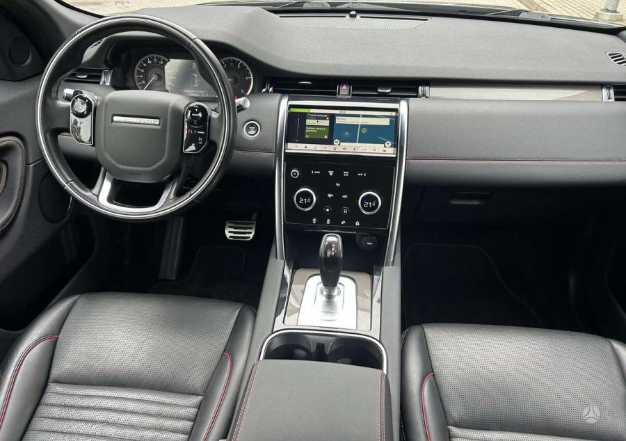 Pelēks Land Rover Discovery Sport 2020 Tauragė, ar dzinēja tilpumu 2.00 L un nobraukumu 162 tūkst. km par 14600 €, foto 12 vietnē AUTOMOTO.COM.LV