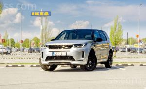 Grey Land Rover Discovery Sport 2020 in Riga, with an engine capacity of 2.00 L and mileage of 54 thousand km for 21590 €, photo  on AUTOMOTO.COM.LV
