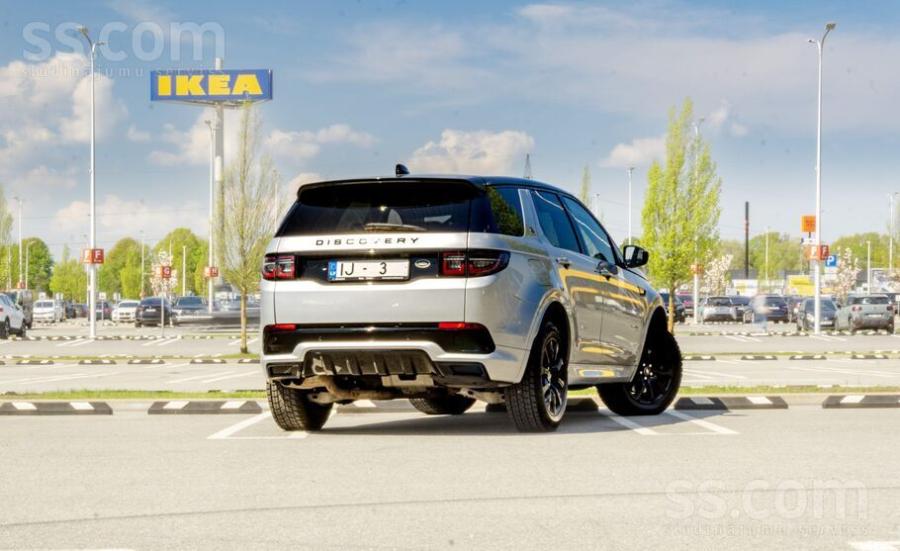 Grey Land Rover Discovery Sport 2020 in Riga, with an engine capacity of 2.00 L and mileage of 54 thousand km for 21590 €, photo 6 on AUTOMOTO.COM.LV